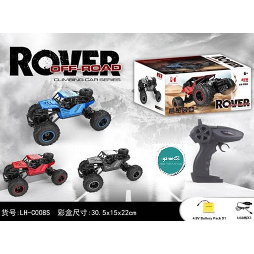 RC CAR ROVER OFF ROAD CLIMBING CAR SERIES ROCK CRAWLER 1:18 OFF ROAD 2 ...