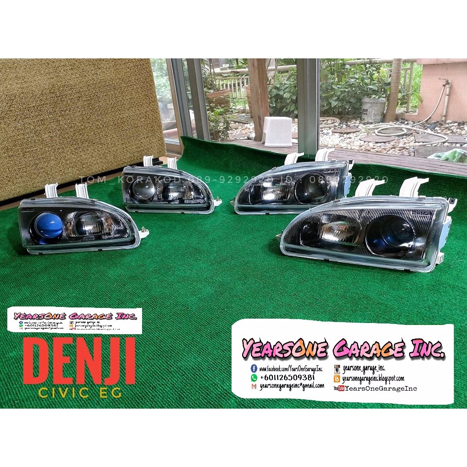 DENJI Honda CIVIC 92-95 GEN I Projector Headlight | Shopee Malaysia