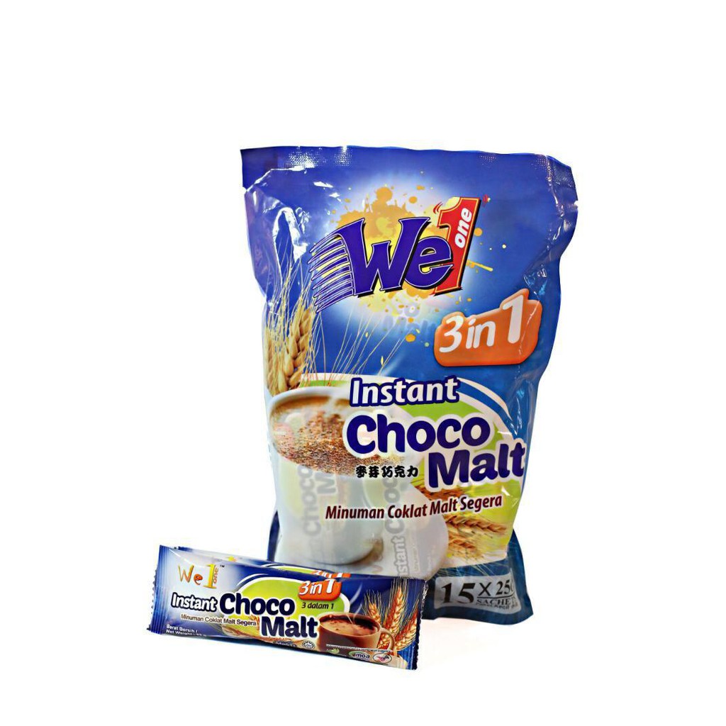 We1 3in1 Choco Malt drink (15's x 25g) | Shopee Malaysia