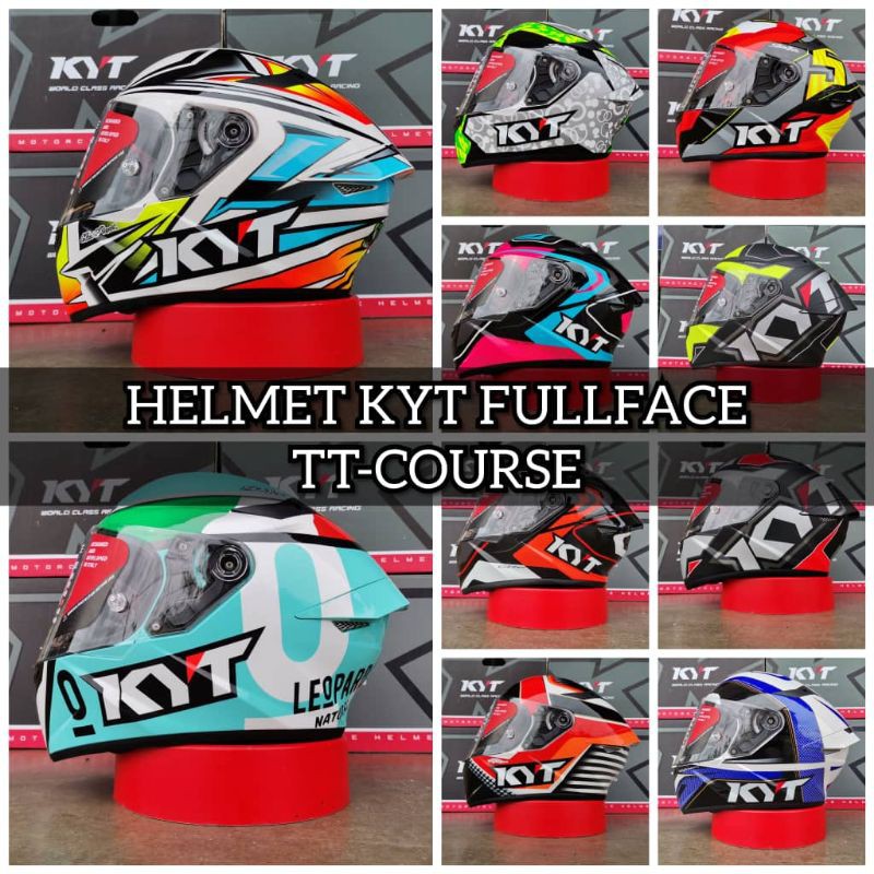 HELMET KYT TT COURSE DESIGN TONY ARBOLINO PATTHAPARK PLAY ESPARGARO ...