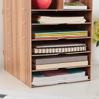 Rak Kertas A4/A4 document shelf kabinet rak buku table rack stationery ...