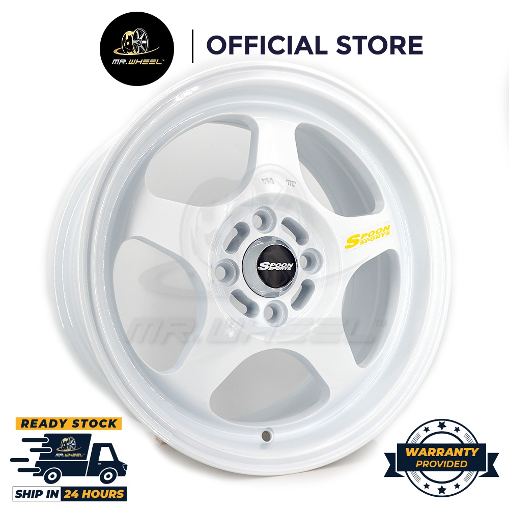 New Sport Rim SPOON SW388 15x7 4x100 ET35 White 15 inch 15 inci Mr Wheel | Shopee Malaysia