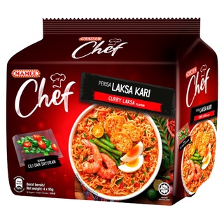 [WHOLESALE] MAMEE CHEF MI TARIK 8 Bundle x 4 pkt (TomYam 80g / Lontong ...