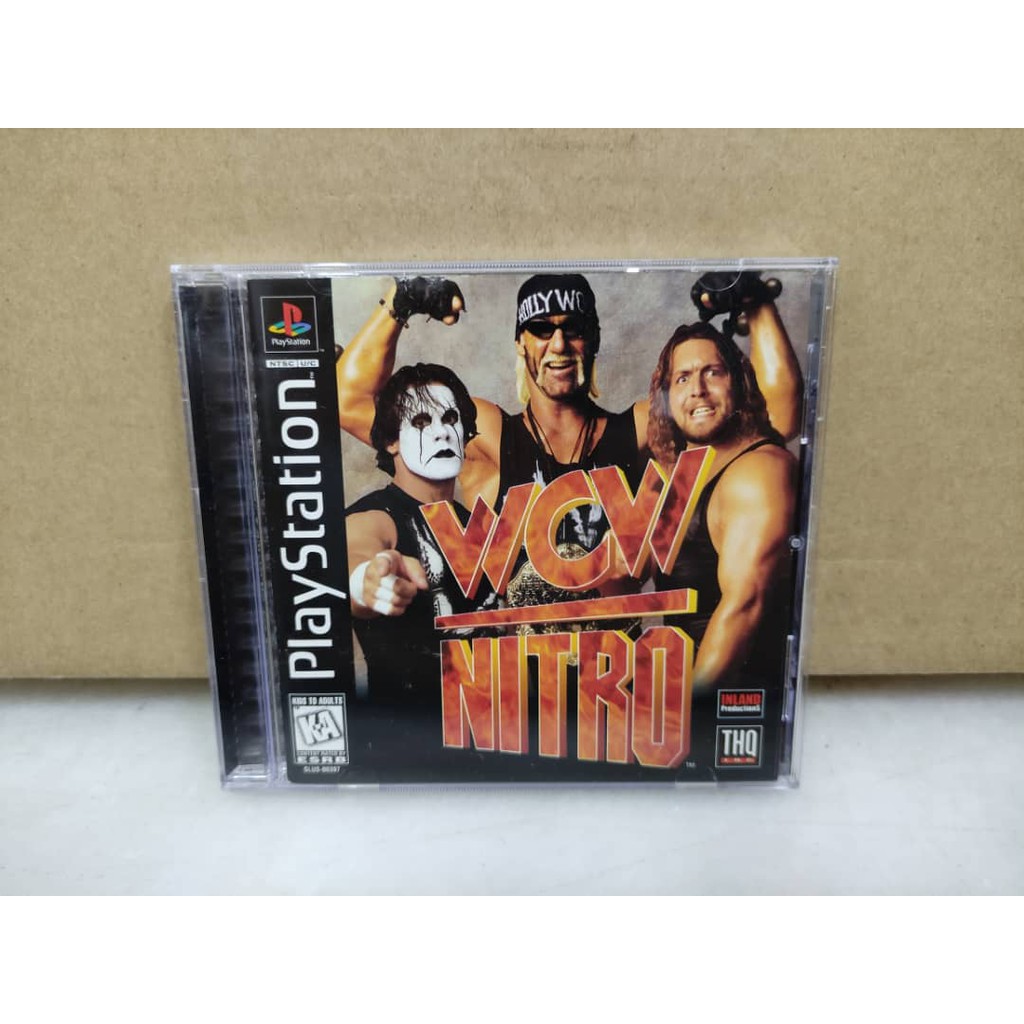 (Used) Ps1 WCW Nitro Wrestling - Original Game | Shopee Malaysia