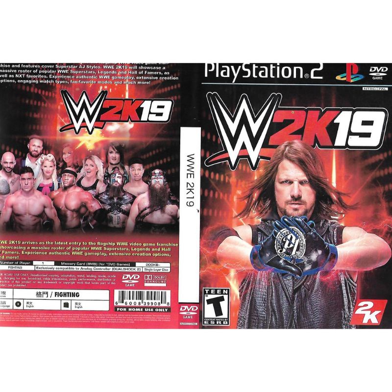 PS2 Games WWE 2K19 / WRESTLING 2019 (READY STOCK) | Shopee Malaysia