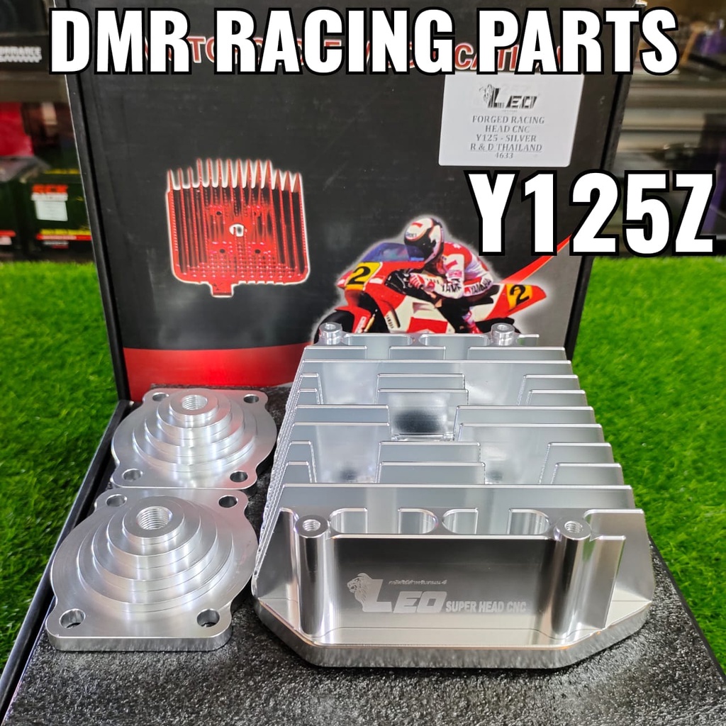 LEO THAILAND FORGED RACING HEAD CNC Y125Z SILVER RACING HEAD 125Z HEAD ...