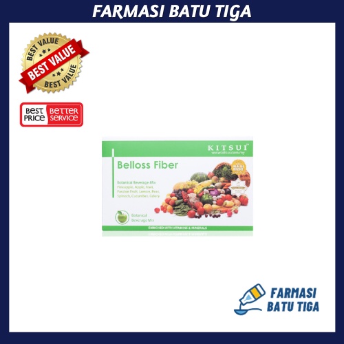 KITSUI BELLOS FIBRE BOTANICAL BEVERAGE MIX 15 SACHETS (EXP: 20/12/2024 ...