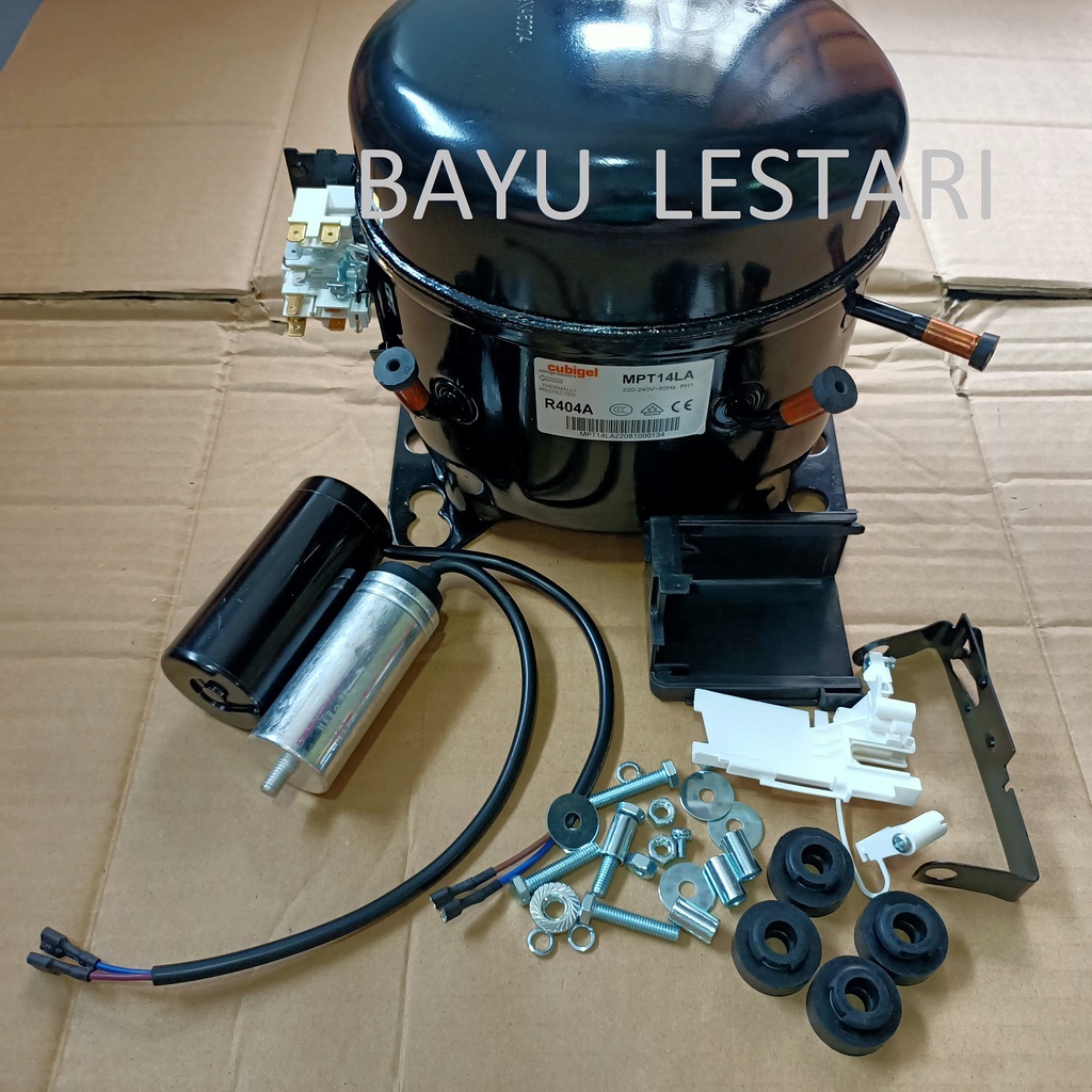 MPT14LA - ORIGINAL CUBIGEL 1/2 HP REFRIGERATOR COMPRESSOR / PETI SEJUK ...