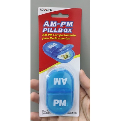 Acu-Life AM-PM Pill Box (random color) | Shopee Malaysia