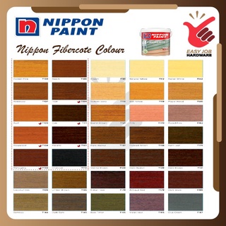 5L Nippon Paint Fibercote Cat Fascia Fiber Papan Simen Cat Cement Paint ...