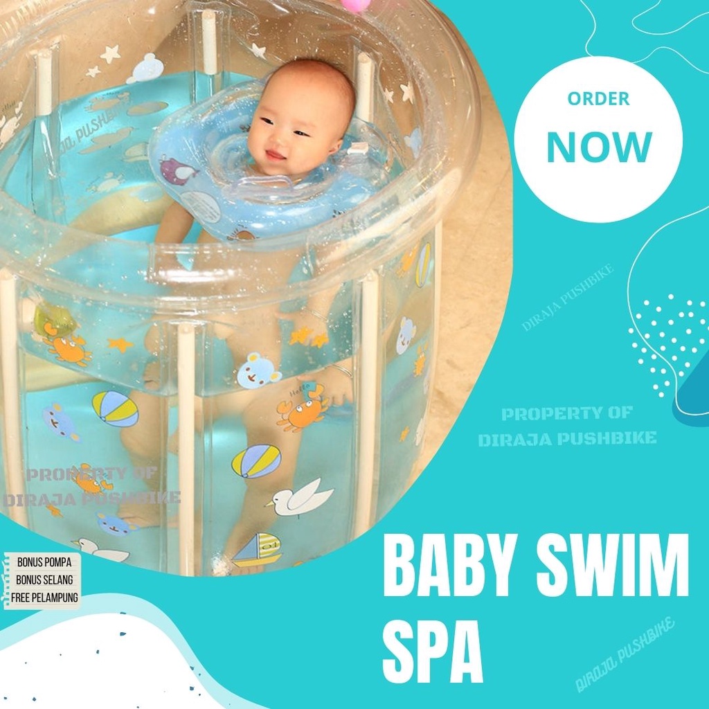 Baby Pool Spa Baby Swim Swim Flow Blue Deluxe Baby Pool Baby Pool ...