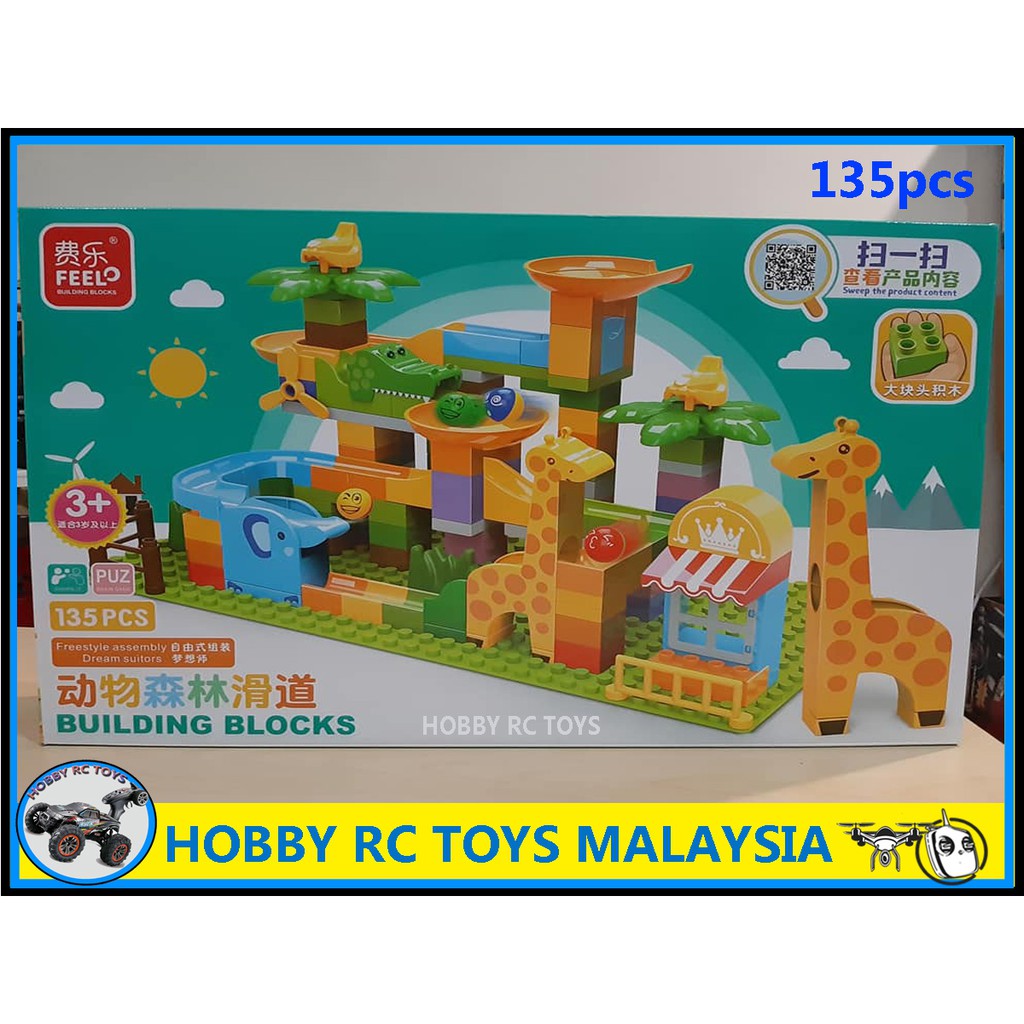 FEELO Building Blocks Brick Kid's Creativity toys Kindergarten | Shopee ...