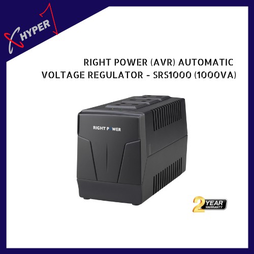 Right Power (AVR) Automatic Voltage Regulator - SRS1000 (1000VA ...