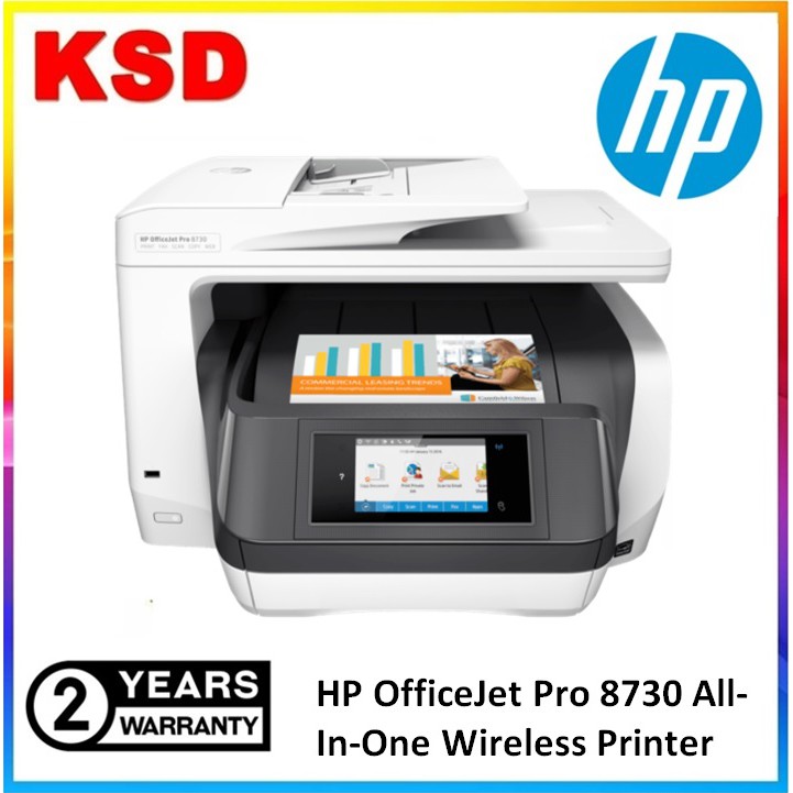 HP OfficeJet Pro 8730 / HP 8730 Wide Format (A3) All-in-One Printer - Print/Scan/Copy/Fax ...