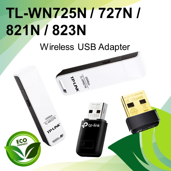 TP-LINK WIRELESS USB ADAPTER - TL-WN727N/WN725N /WN821N / WN823N ...