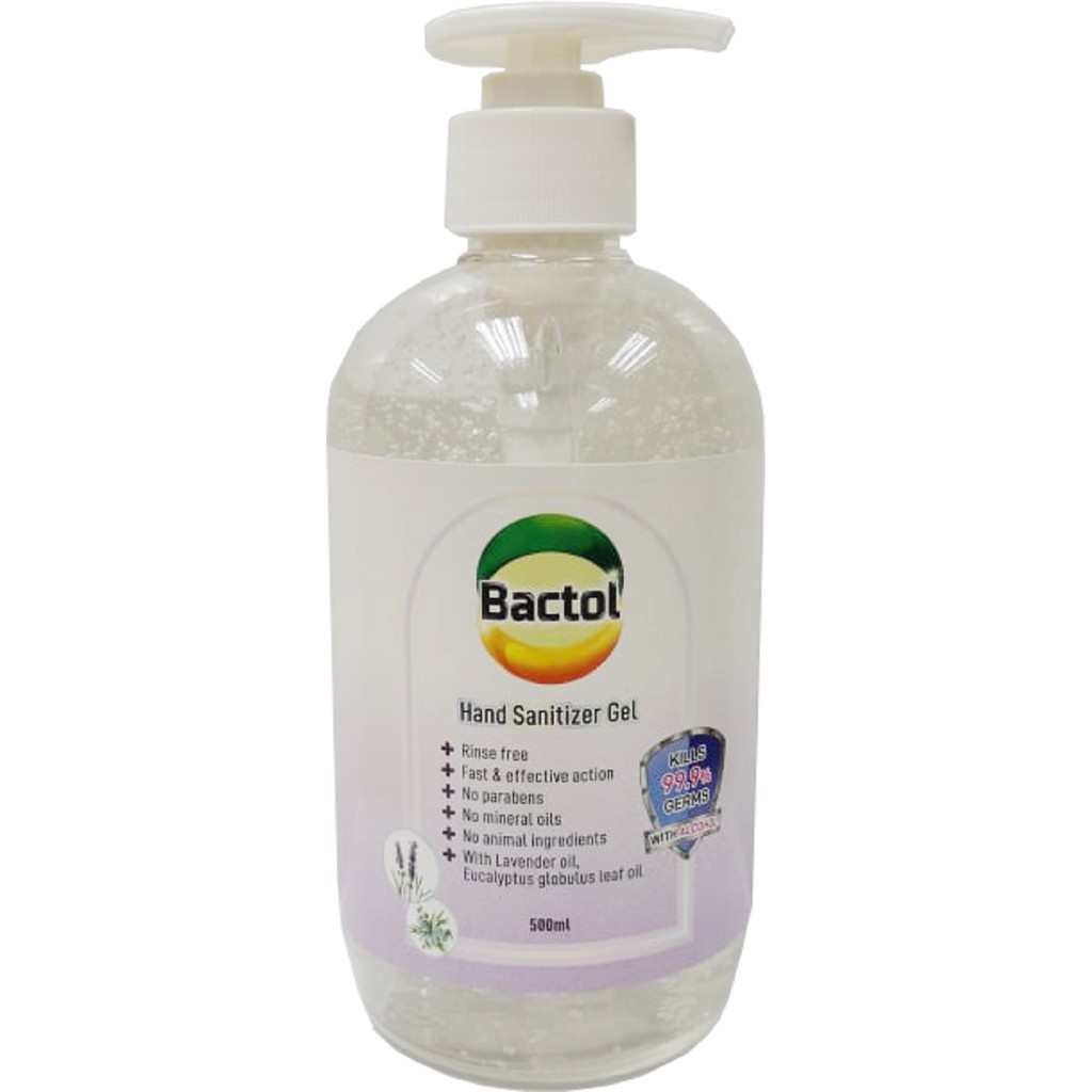 Bactol Hand Sanitizer Gel (500ml) | Shopee Malaysia