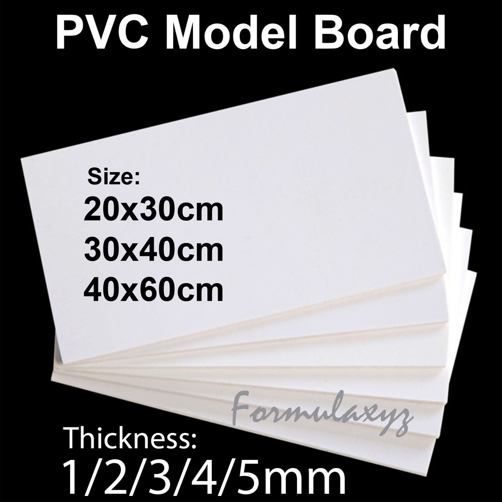 PVC Model Board / Modelling Board - Thickness 1,2,3,4,5mm | Shopee Malaysia