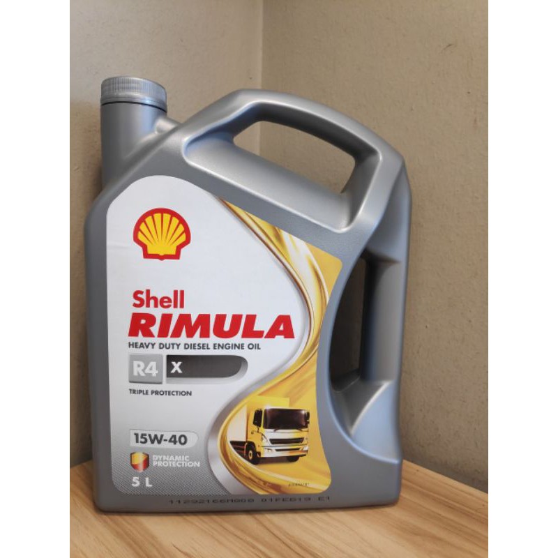 Shell rimula r4x 15w-40 5l shell lubricants 5 litres heavy duty diesel ...