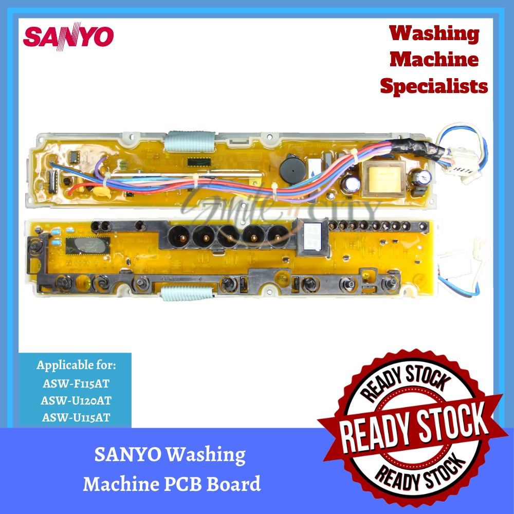 SANYO Washing Machine PCB Board / Papan PCB Mesin Basuh ASW-F115AT ASW ...