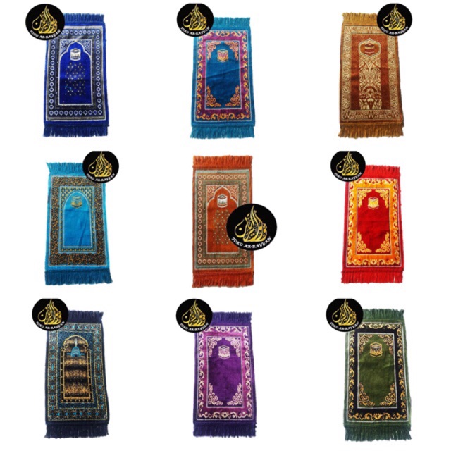 SEJADAH MINI MUKA PANJANG 65 cm x 35 cm x 5mm MUSLIM PRAYING MATS ...