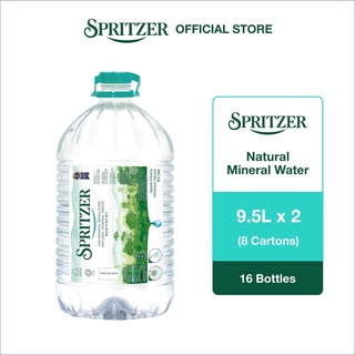 Spritzer Natural Mineral Water - 8 Cartons Bundle (9.5L X 2) | Shopee Malaysia