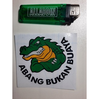 Sticker abang bukan buaya / cutting sticker pantul cahaya | Shopee Malaysia