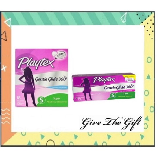 Playtex Gentle Glide 360 Super Absorbency 8's/18's | Shopee Malaysia