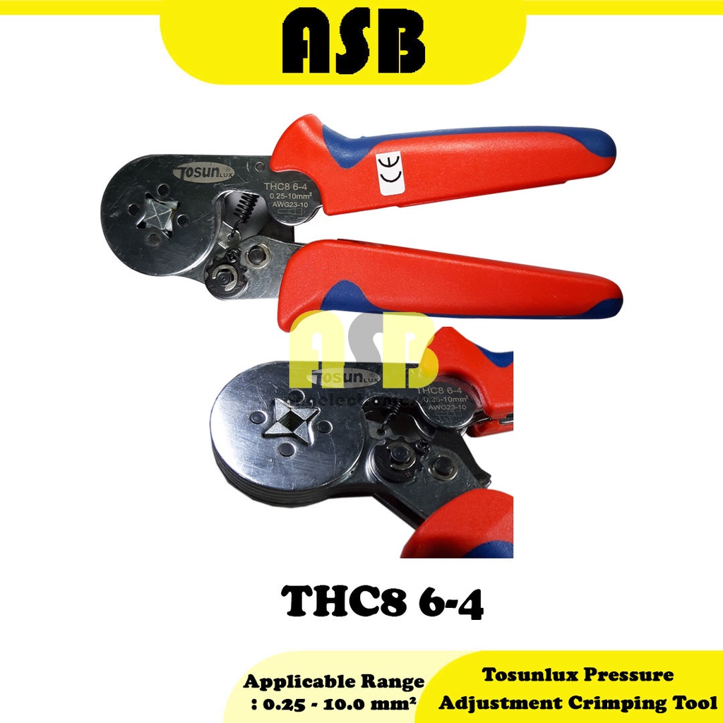 (1pc) Tosunlux THC8 6-4 Pressure Adjustment Crimping Tool ( 574003731 ...