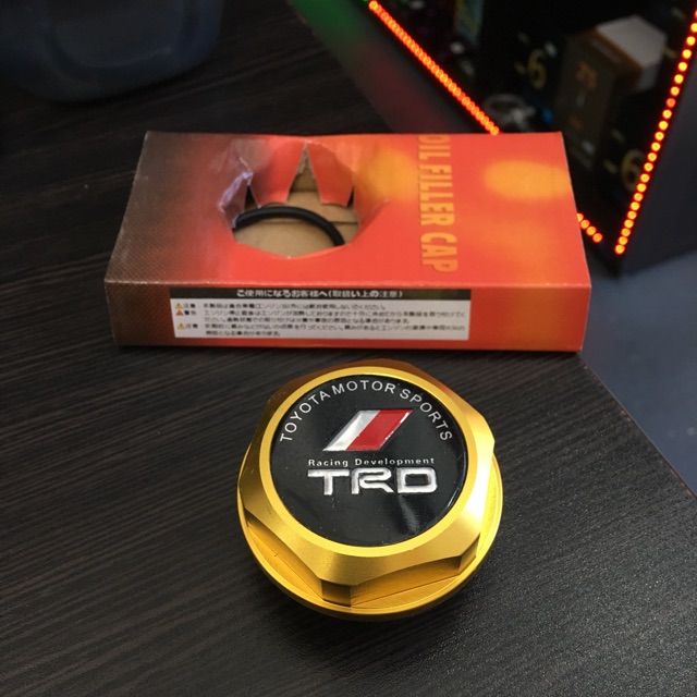 TRD engine oil cap(aluminium) | Shopee Malaysia