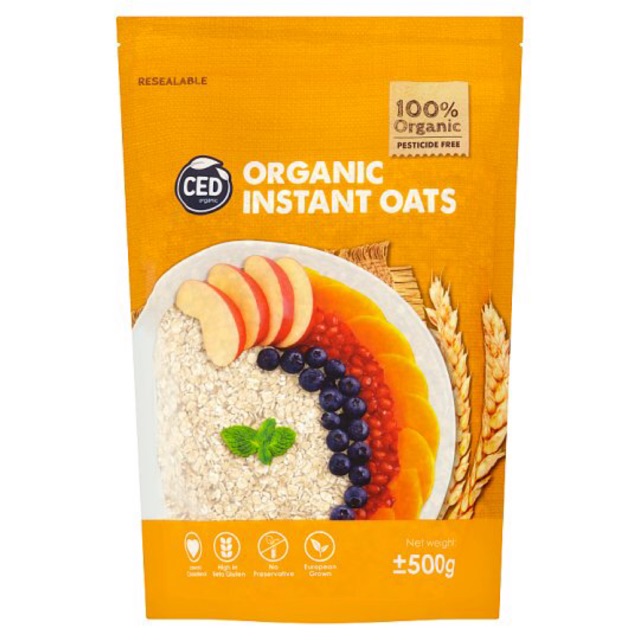 CED Organic Instant Oats 500g | Shopee Malaysia CED Organic Instant Oats 500g | Shopee Malaysia