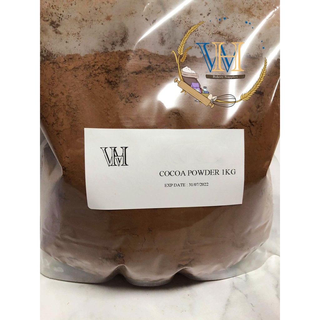 Cocoa Powder Serbuk Koko 100% Cocoa No Sugar 250g 500g 1kg | Shopee ...