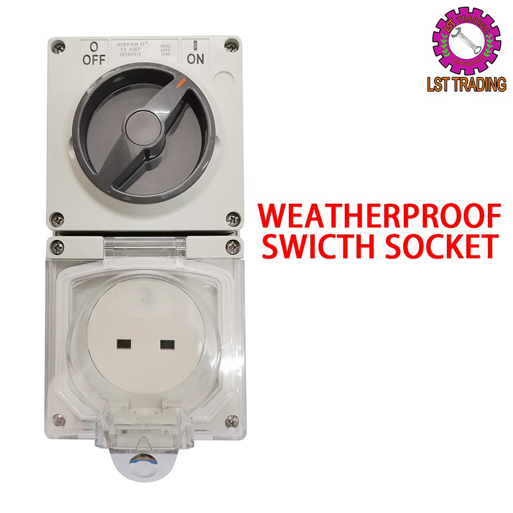 [READY STOCKS] UST 66CSC313 63 13A 3 PIN WATERPROOF SWITCH SOCKET ...