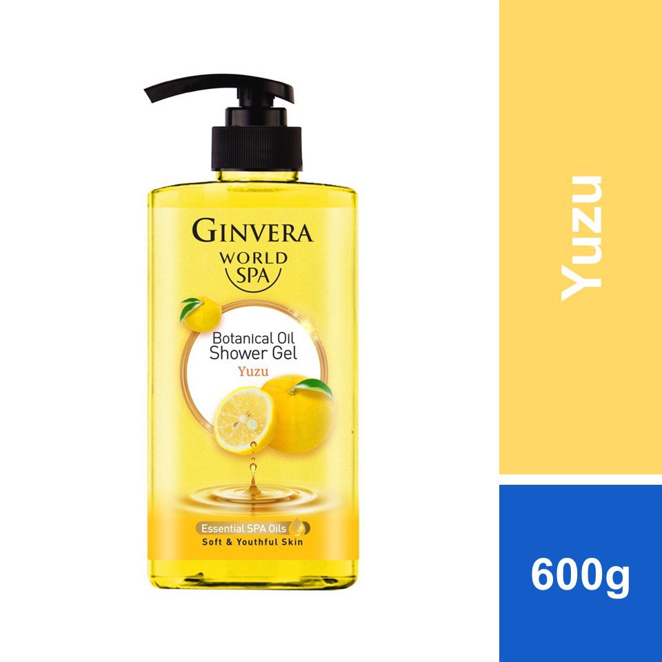 Ginvera World Spa Botanical Oil Shower Gel Yuzu 600g | Shopee Malaysia