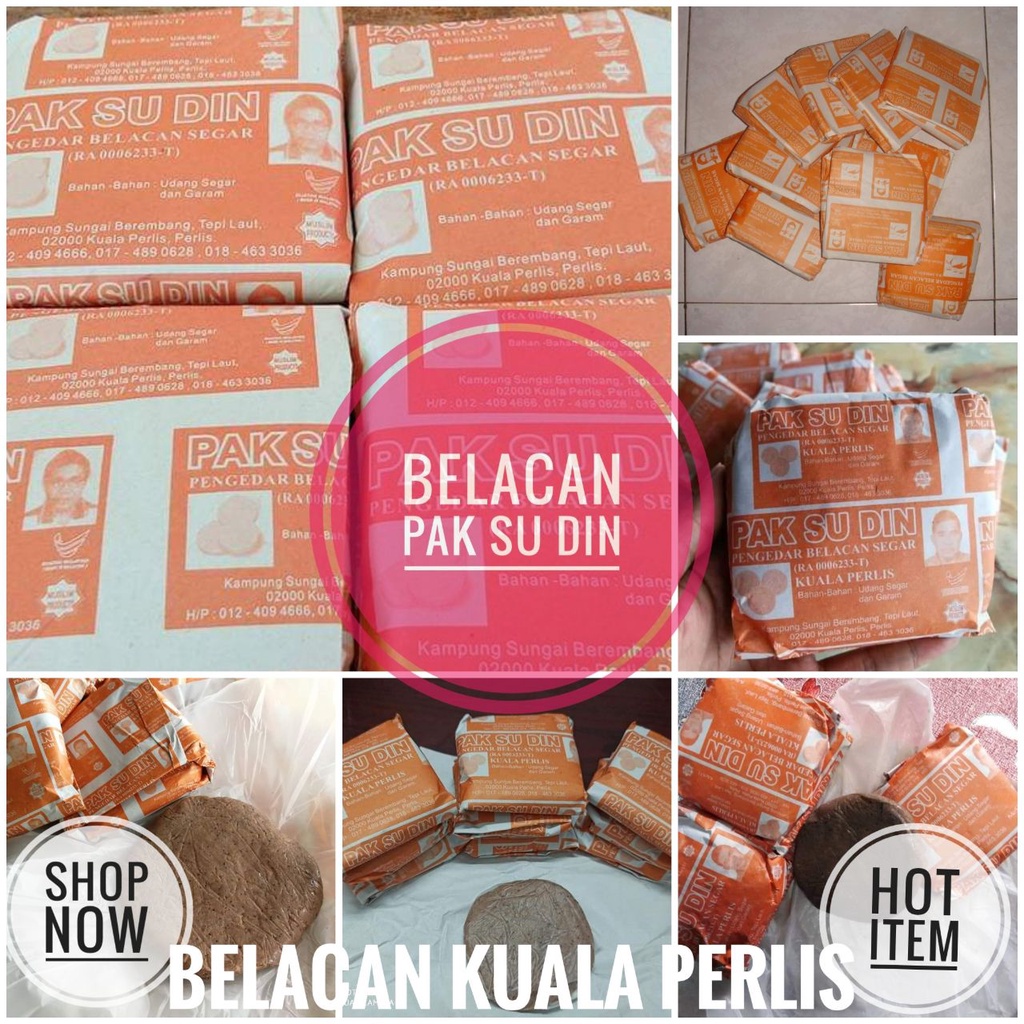 Belacan Pak Su Din Sungai Berembang Kuala Perlis Original [ Shrimp ...
