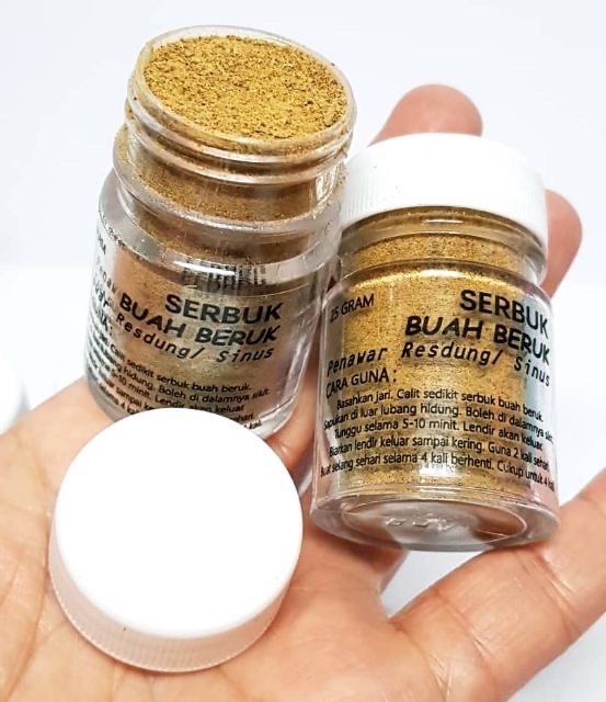 Serbuk Buah Beruk = Resdung/ Sinus Cure/ Jerawat Acne Solution | Shopee ...