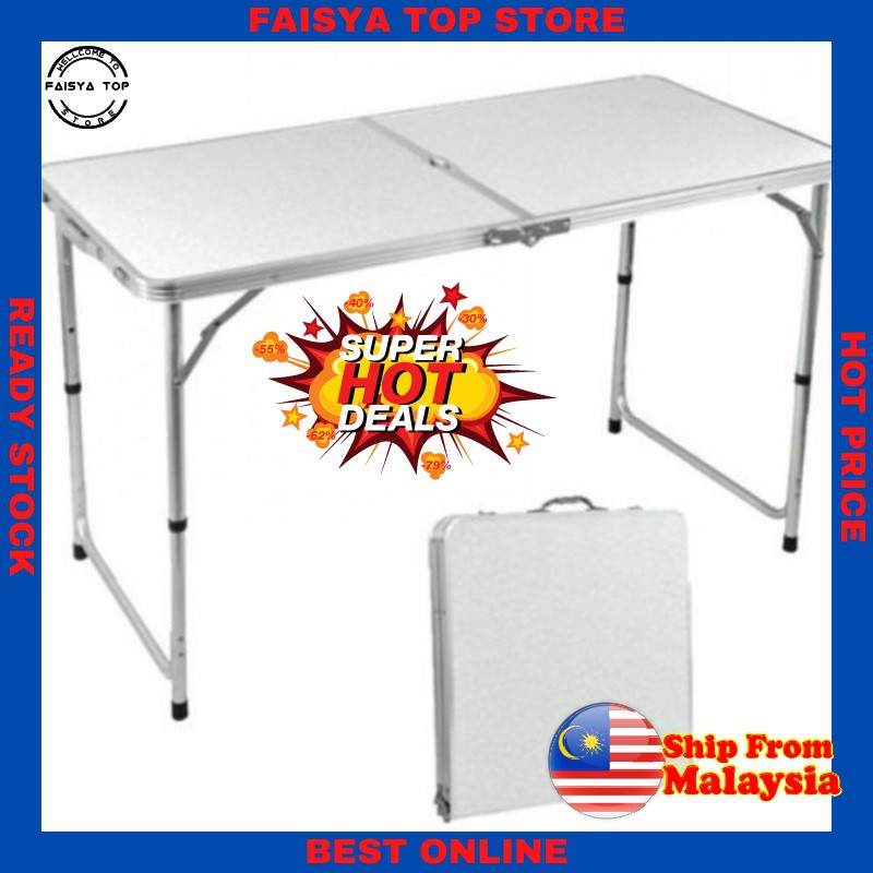 Aluminium Foldable Picnic Table Easy Carry Camping Table Foldable ...