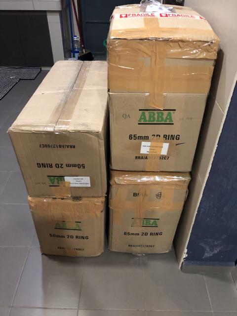 ABBA White Insert Binder 2D Ring File / Fail Putih 50mm | Shopee Malaysia