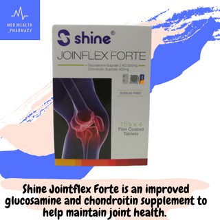 Shine Joinflex Forte 60s (Glucosamine 500mg Chondroitin 400mg Jointflex) | Shopee Malaysia