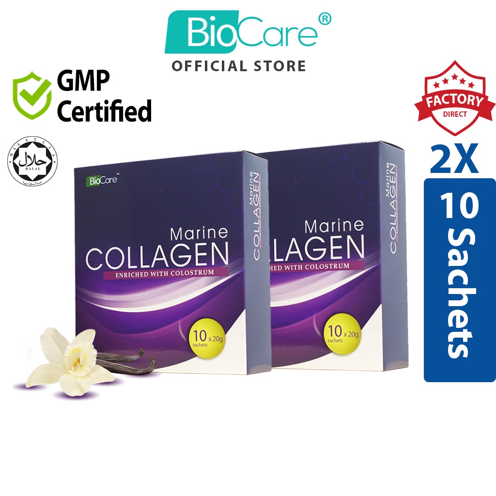 Biocare Marine Collagen Powder (10 Sachets x 2 Box) | Shopee Malaysia