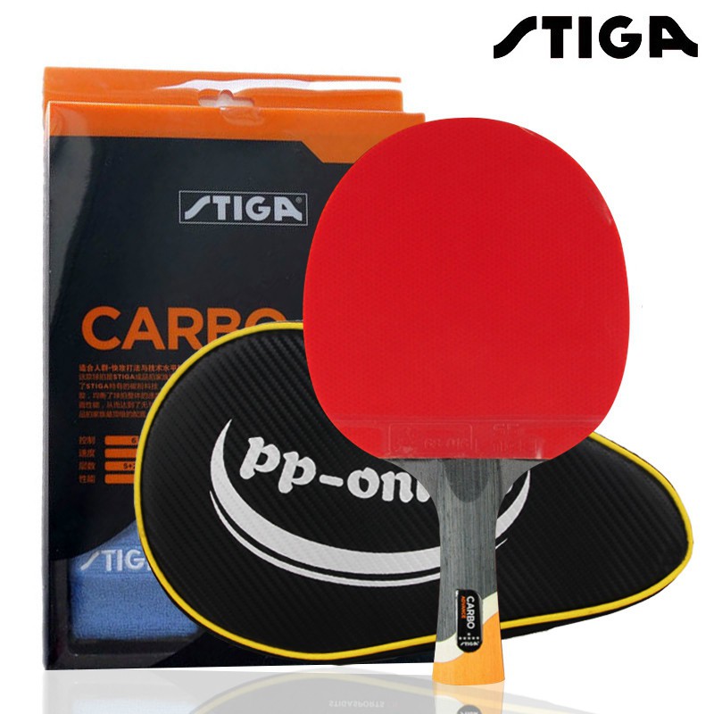 STIGA CARBO 6 STAR TABLE TENNIS BATS WITH ORIGINAL BOX | Shopee Malaysia