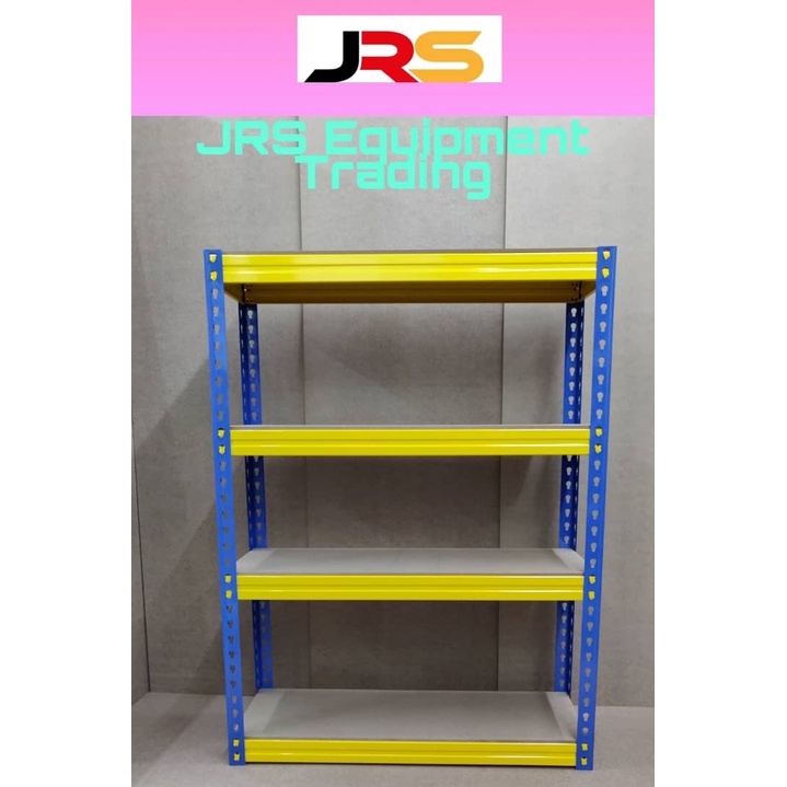 Boltless Rack 1200H x 900L x 300D Blue &Yellow /Rak Besi/Store Rack /4 ...