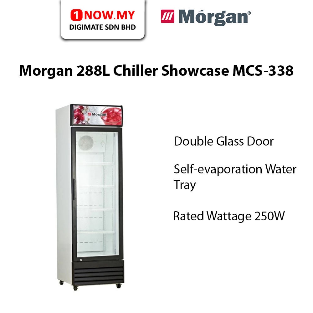 MORGAN 288L CHILLER SHOWCASE MCS-338 | Shopee Malaysia