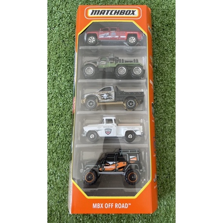 Matchbox MBX Off Road 5 Pack 2022 (Chevy Silverado, Dodge RAM, Jeep ...