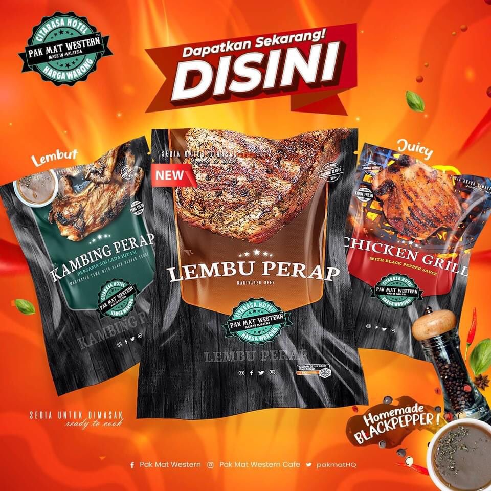 Kambing Perap, Daging Lembu Perap Dan Ayam Grill 100% Original Pak Mat ...