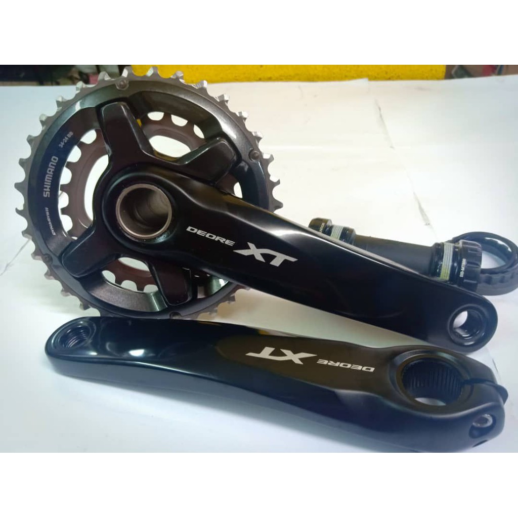 SHIMANO DEORE XT HOLLOWTECH II MTB Crankset 2x11-speed 34-24T 170MM | Shopee Malaysia