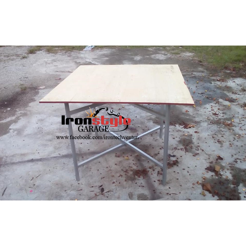 Folding Table Meja Lipat Kenduri | Shopee Malaysia