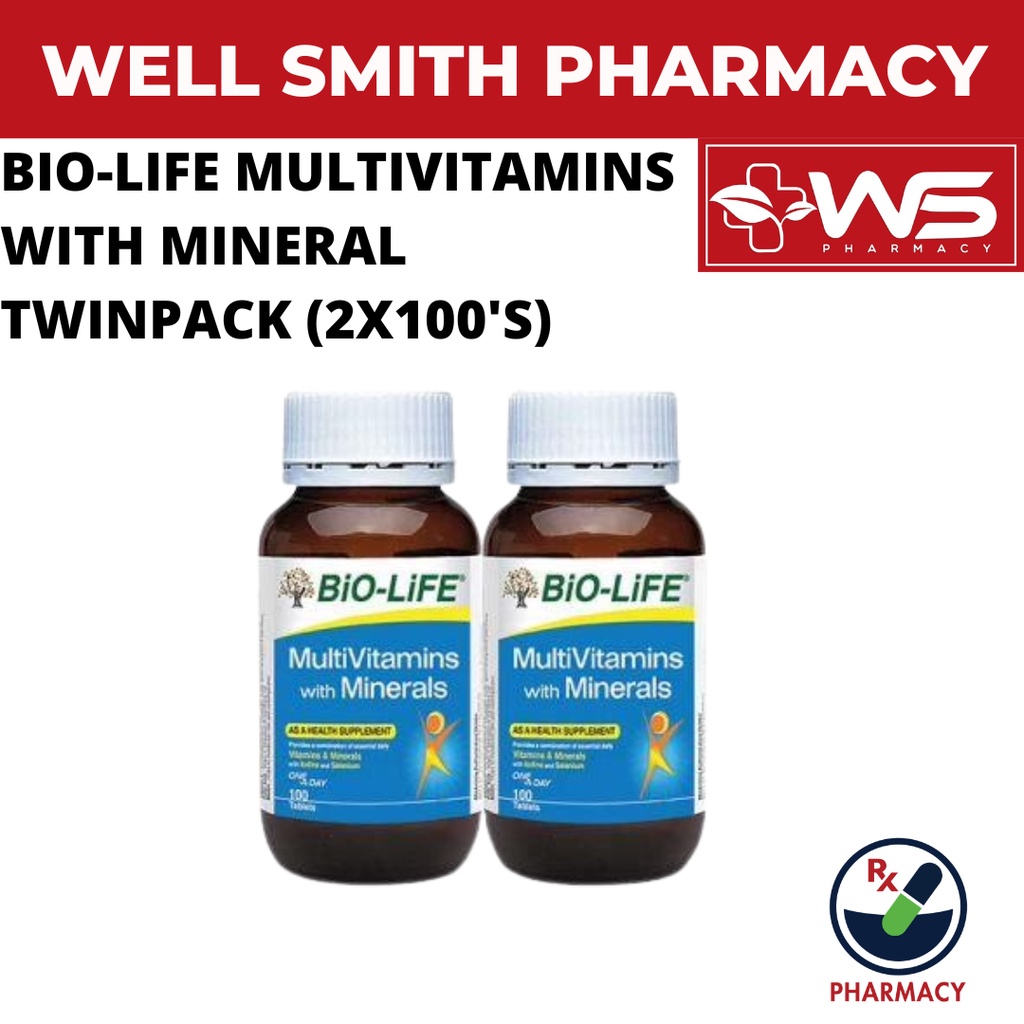 BIO-LIFE MULTIVITAMINS WITH MINERAL | Shopee Malaysia