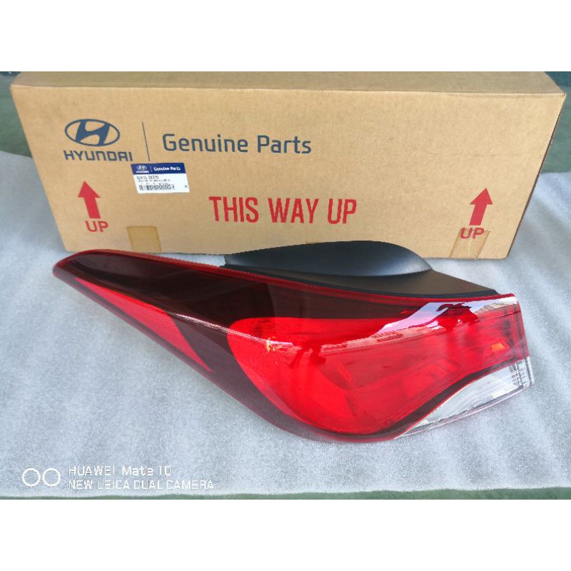 HYUNDAI ELANTRA MD 2015 TAIL LAMP UNIT LEFT (PASSENGER SIDE) 92410 ...