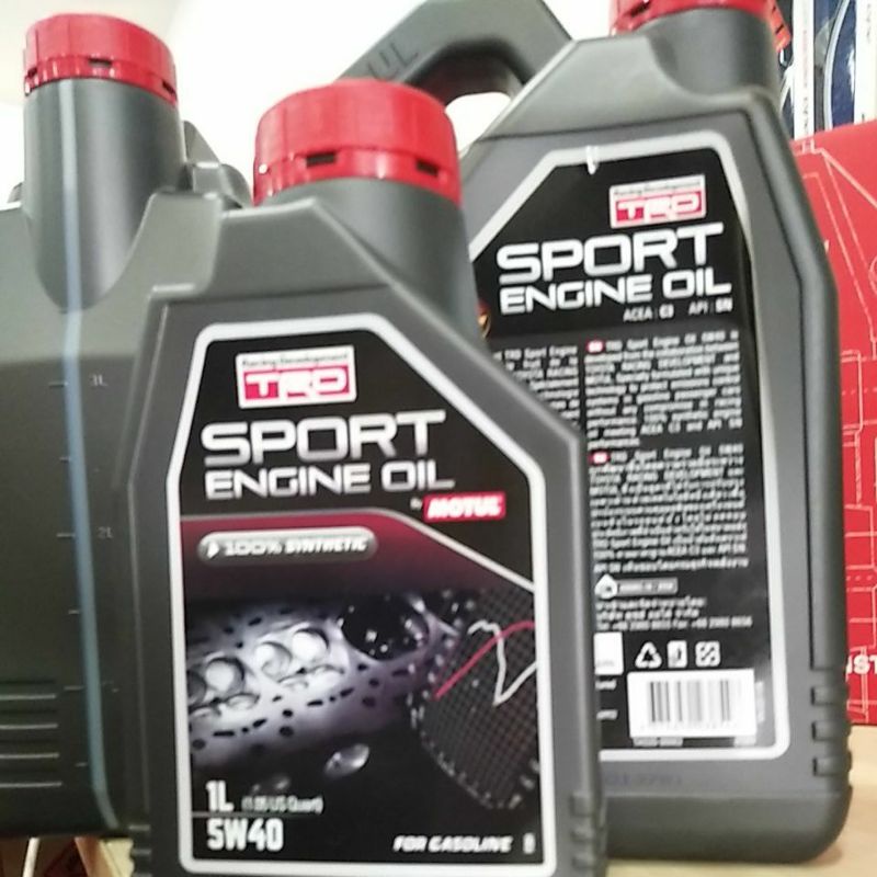 MOTUL 5w40 TRD Sport Engine Oil 100%Synthetic (1L) | Shopee Malaysia