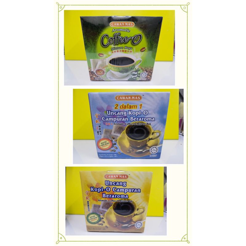 CAWAN MAS 金杯 Coffee-O / Coffee 2 In 1 / Coffee-O (No Suger) | Shopee ...